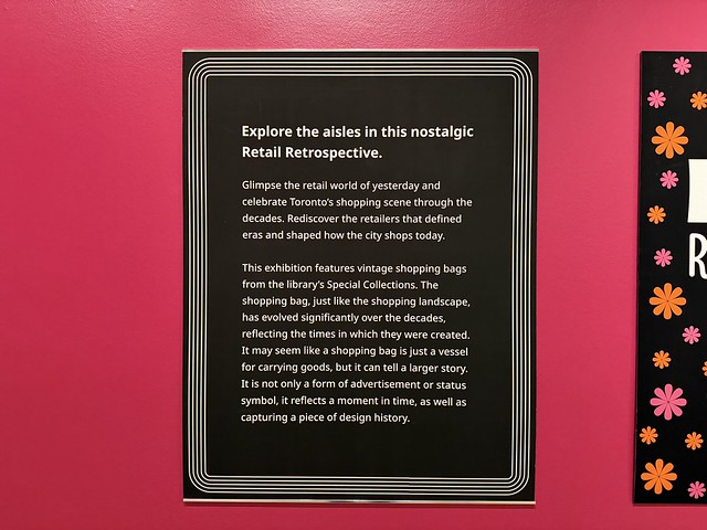 Retail Retrospective at Toronto Reference Library: A Vintage Shopping Bags Design History Exhibition